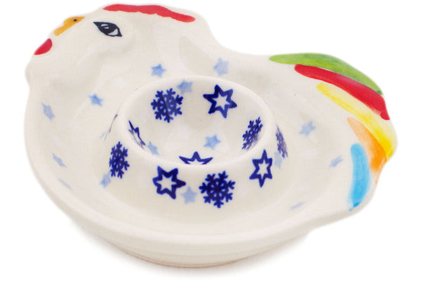 Egg Plate 5" Snowdrift Theme – Artisan Imports, Ltd